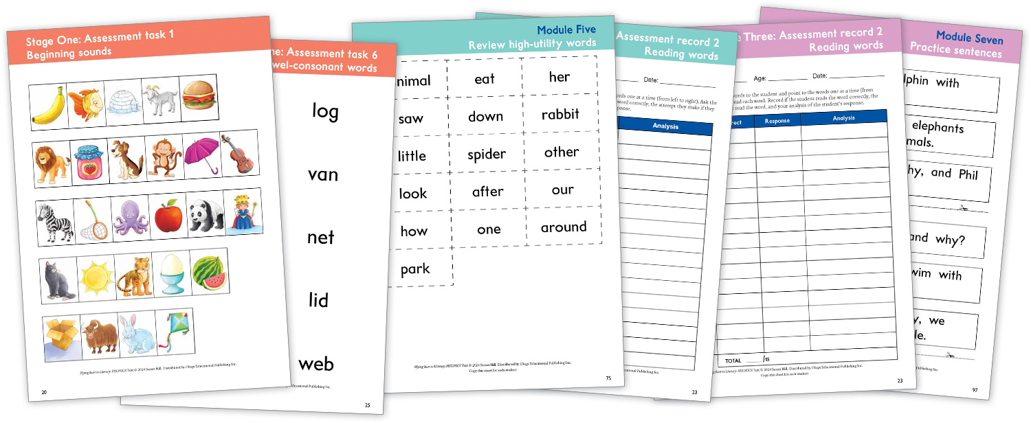 Program Components - Flying Start to Literacy: PHONICS